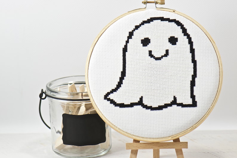 DIY Instant Download, Casper the Friendly Ghost Cross Stitch Pattern ...