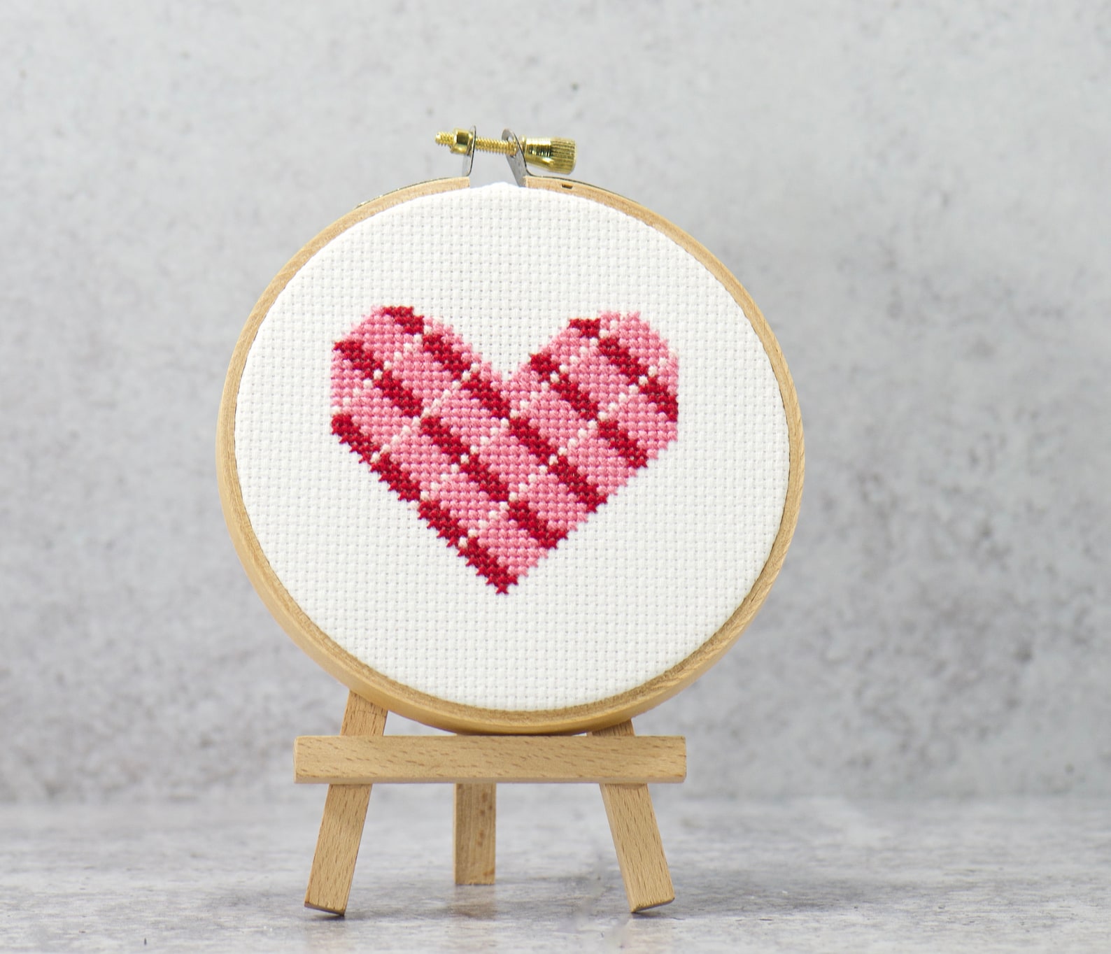 Love Hearts Counted Cross Stitch Set of 5 Patterns | Etsy