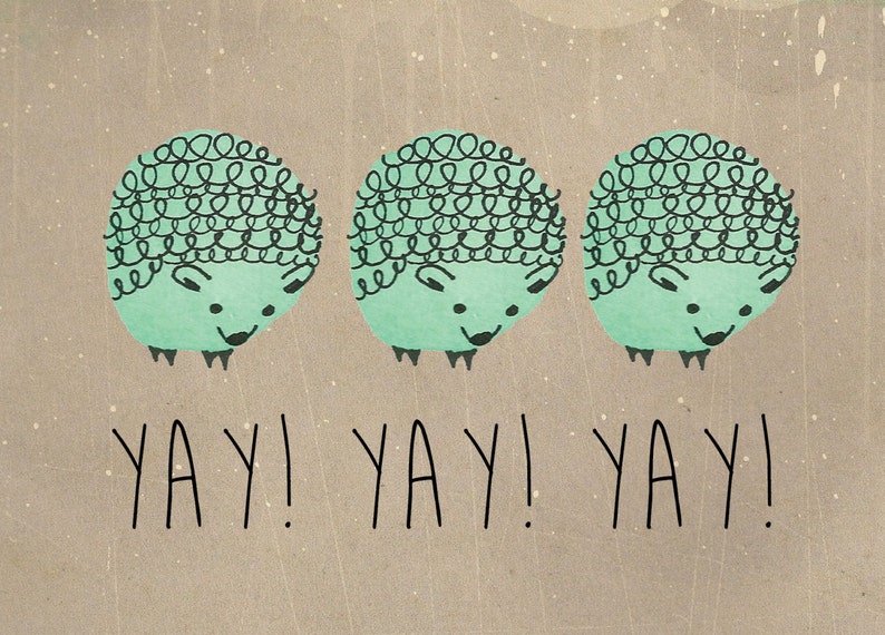 Yay Congratulations Card | Etsy