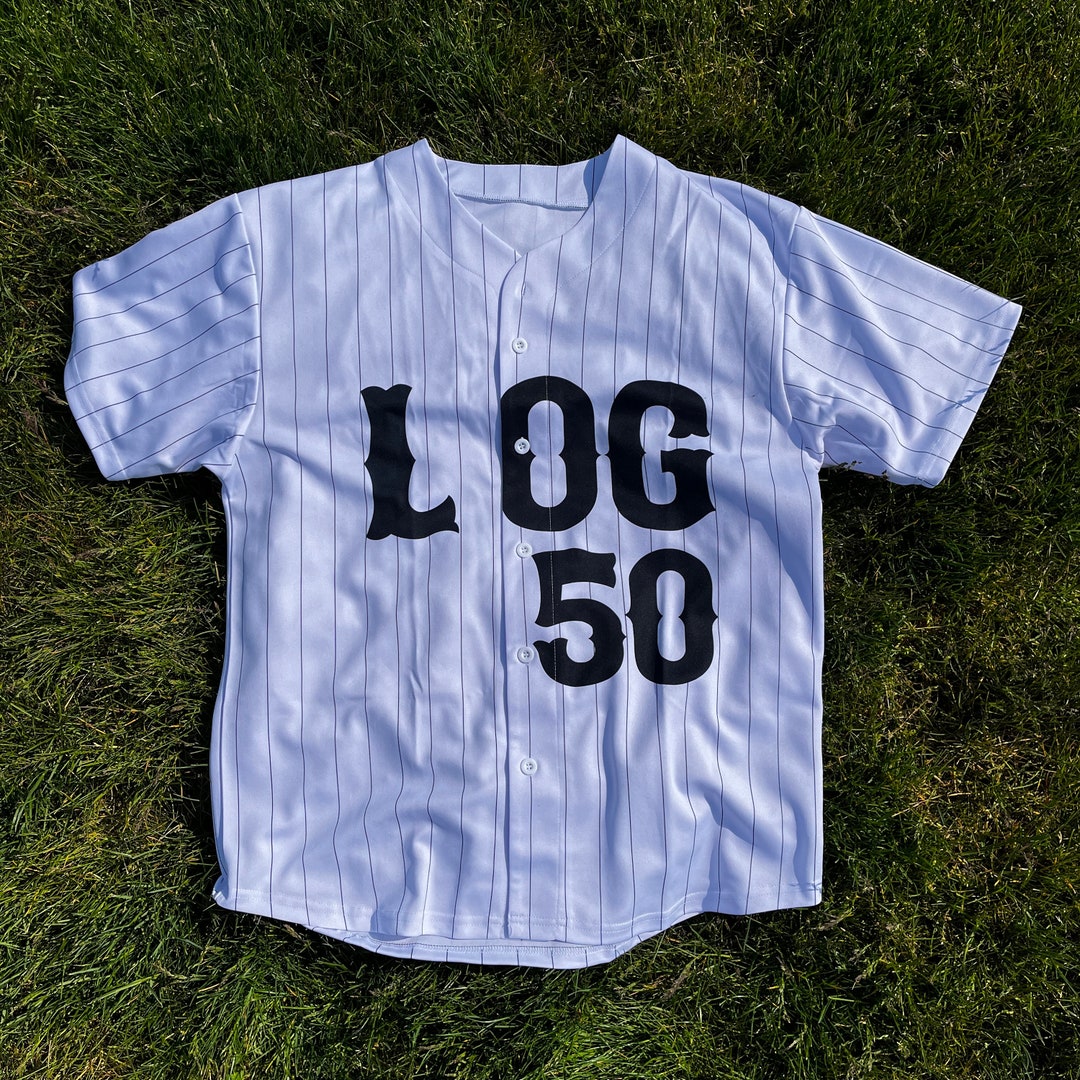 Succession Logan Roy L to the OG Pinstripe Baseball Jersey - Succession ...