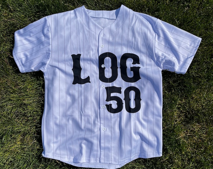 Succession Logan Roy L to the OG Pinstripe Baseball Jersey - Succession ...