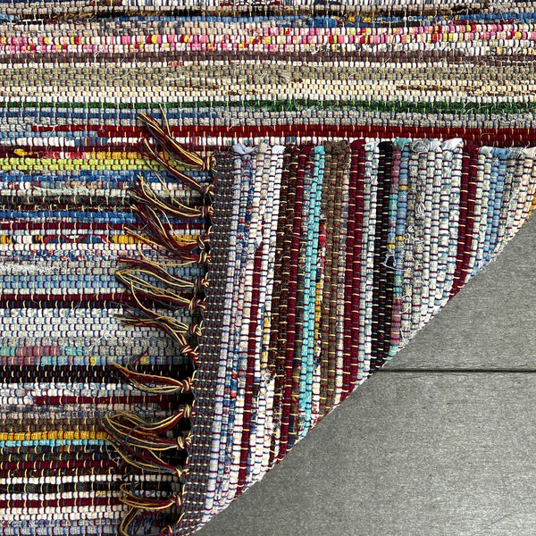 Country Rag Rug - Etsy