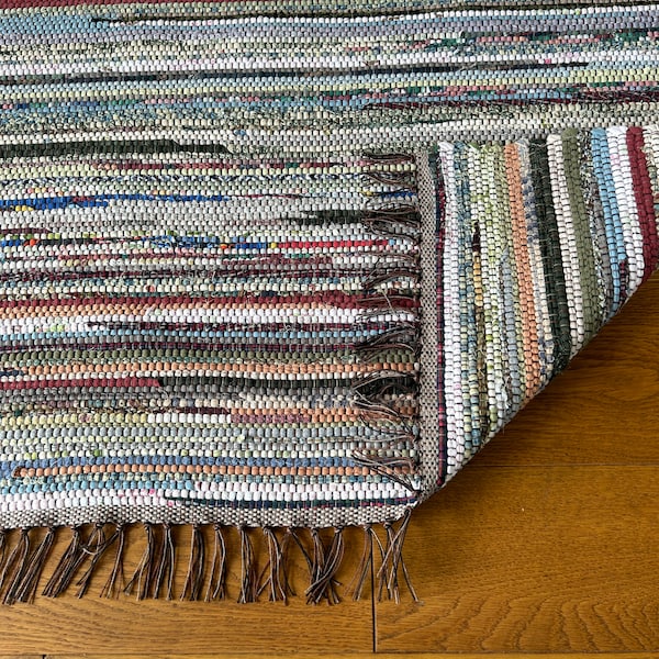 Country Rag Rug - Etsy