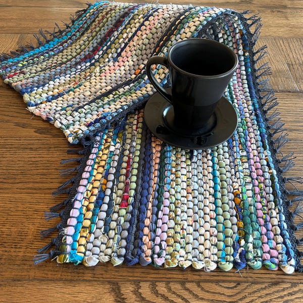 Rag Rug Runner - Etsy