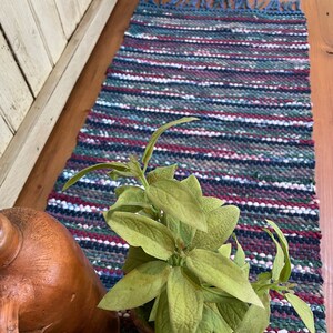 Handwoven Country Farmhouse Rag Rug Table Runner Handmade - Etsy