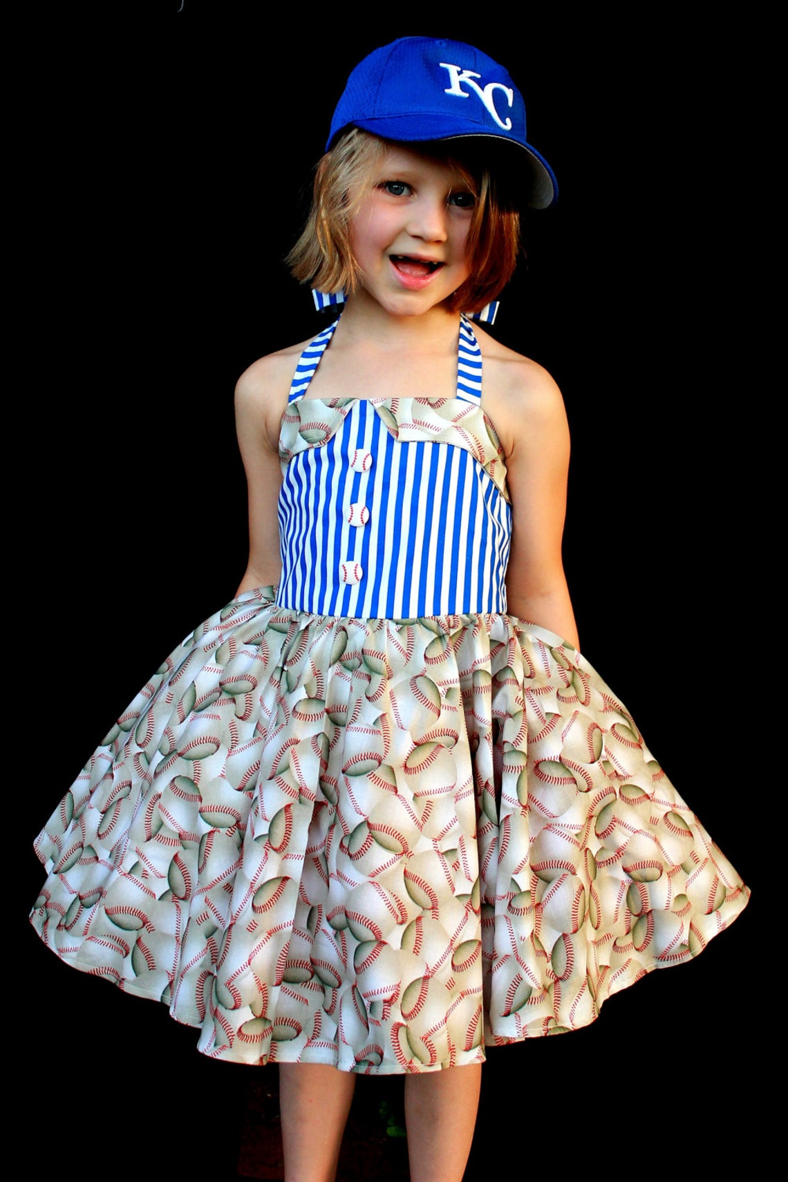 Royal's Baseball Dress - Etsy