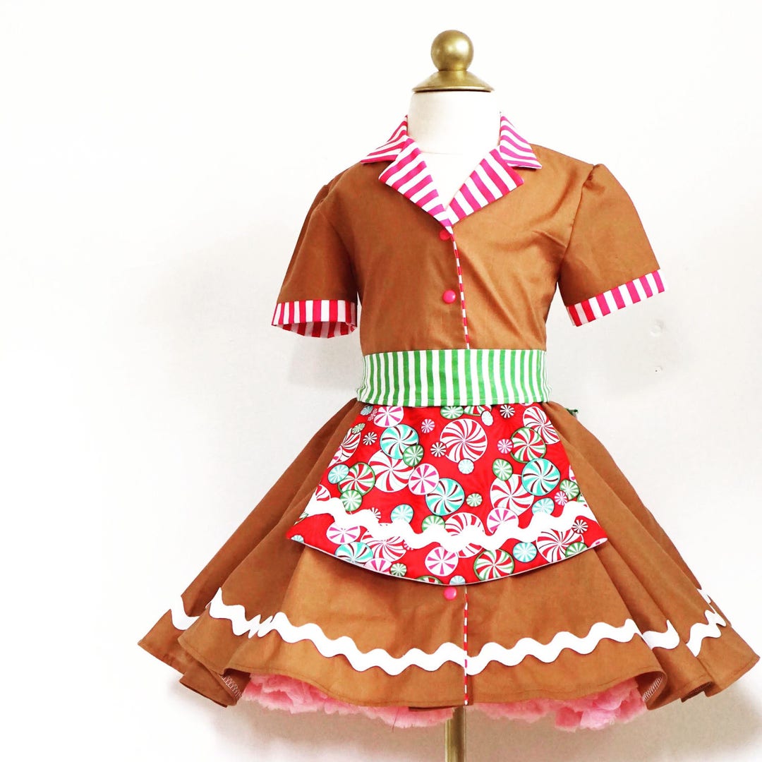Gingerbread Housewife Costume - Etsy