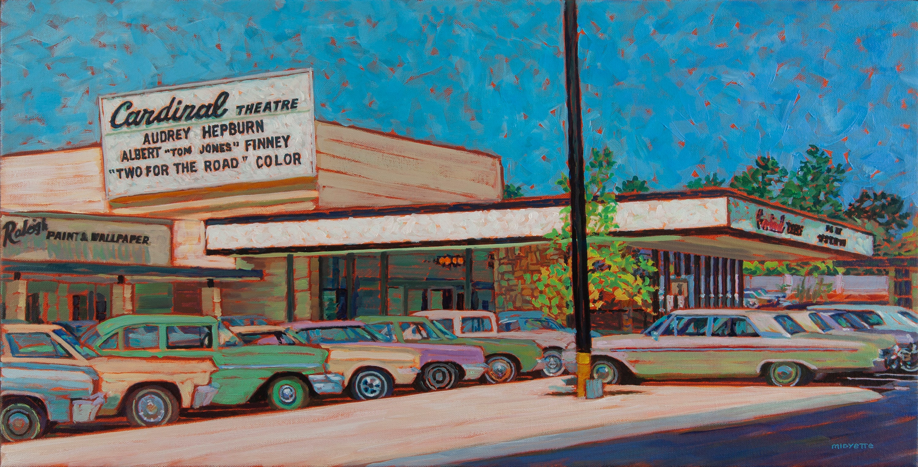 Cardinal Movie Theater at North Hills Raleigh North Carolina Art Prints ...