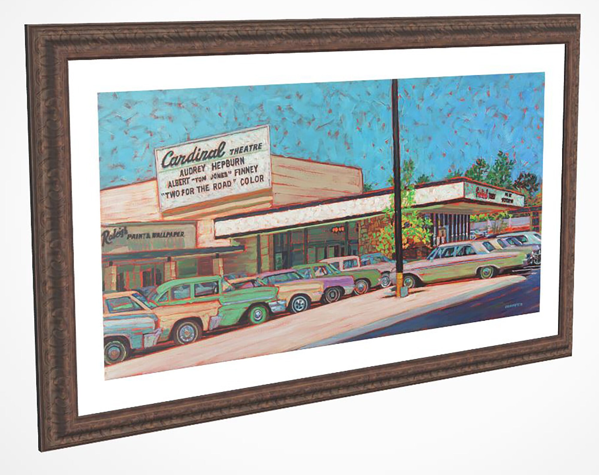 Cardinal Movie Theater at North Hills Raleigh North Carolina Art Prints ...