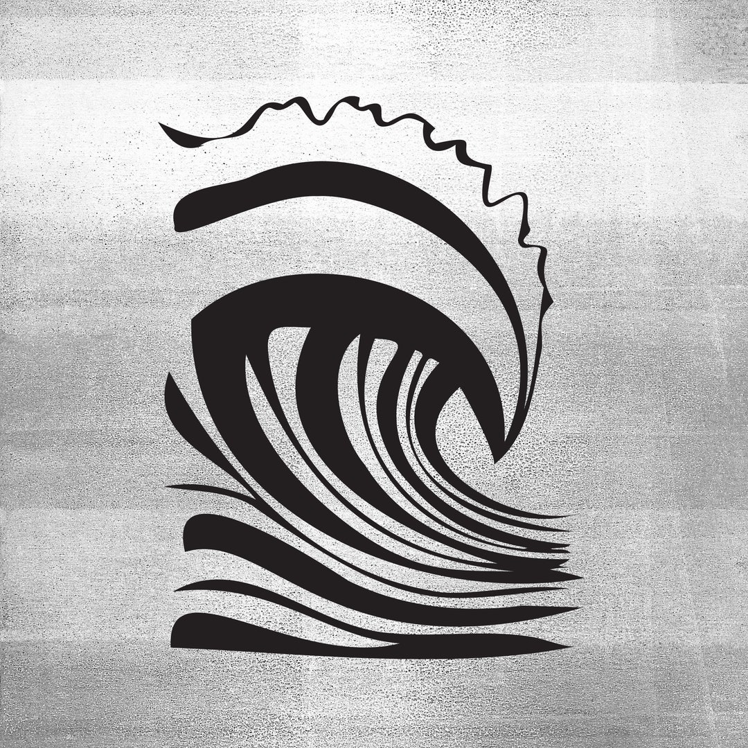 Wave Illustration Vector / Wave SVG / Surf SVG / Wave Silhouette / SVG ...