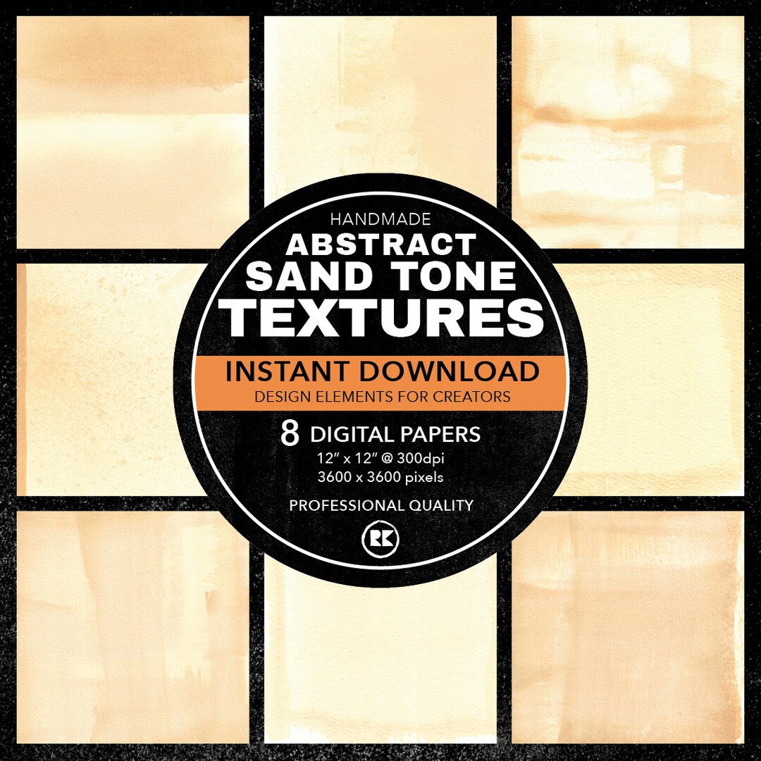 Sand Tone Watercolor Textures, Photo Overlays, Fine Art Textures ...