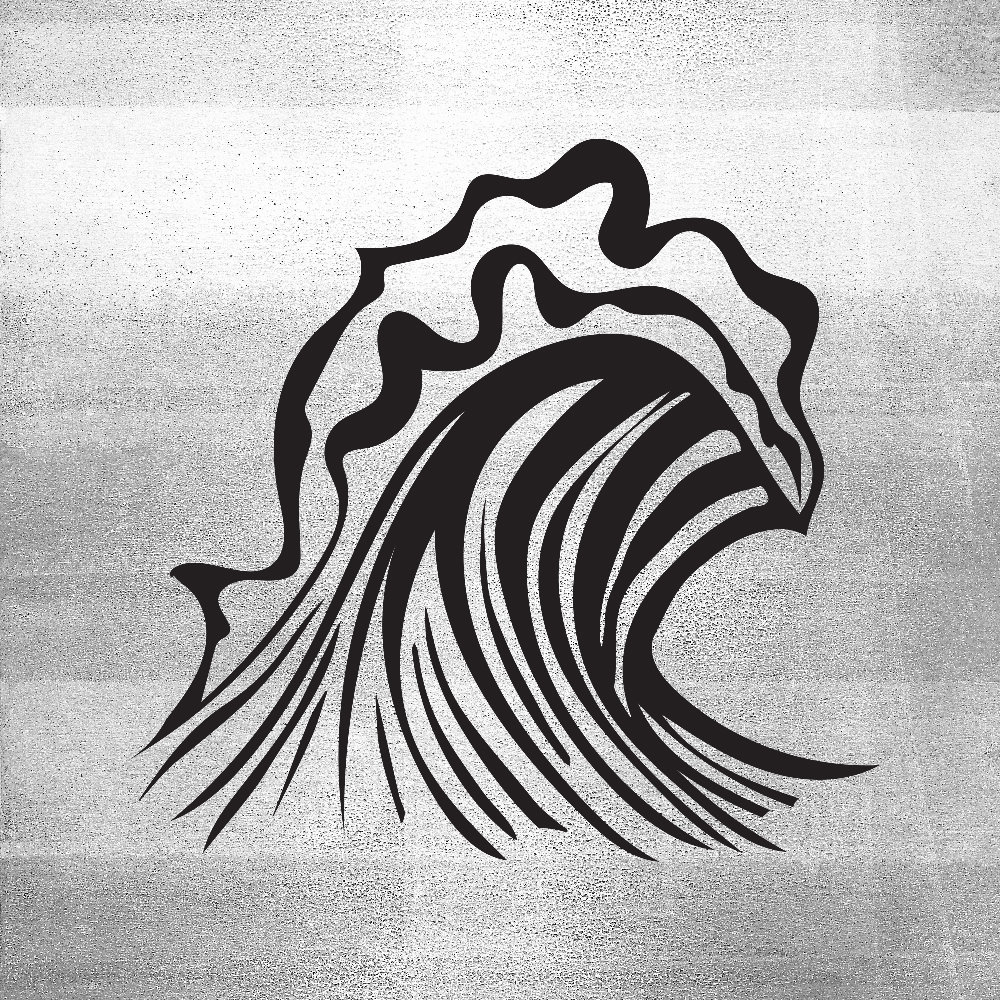 Wave Illustration Vector / Wave SVG / Printable Art / DIY Craft / Wave ...