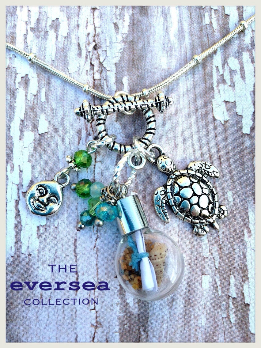 EVERSEA Forever Jack Sand and Sea Message in Bottle Sea Turtle - Etsy