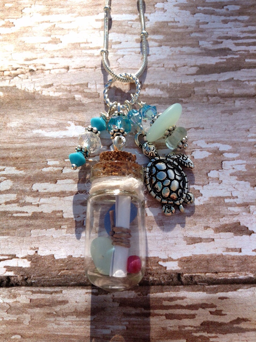 EVERSEA Forever Jack Message in Bottle Pendant Pick Your - Etsy