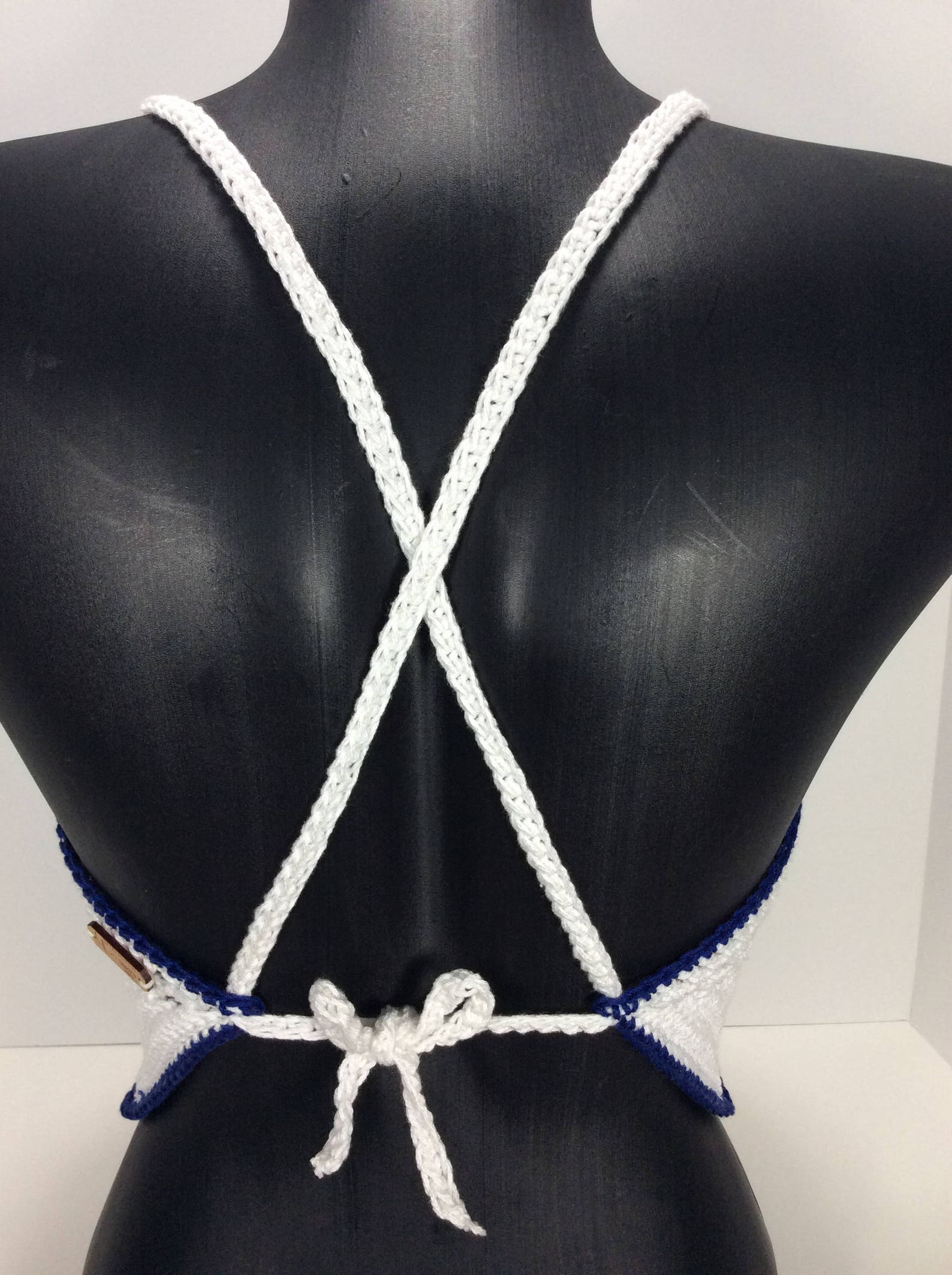 Crochet Crop Top / Sexy Backless Crochet Crop Top / White Crochet Crop ...