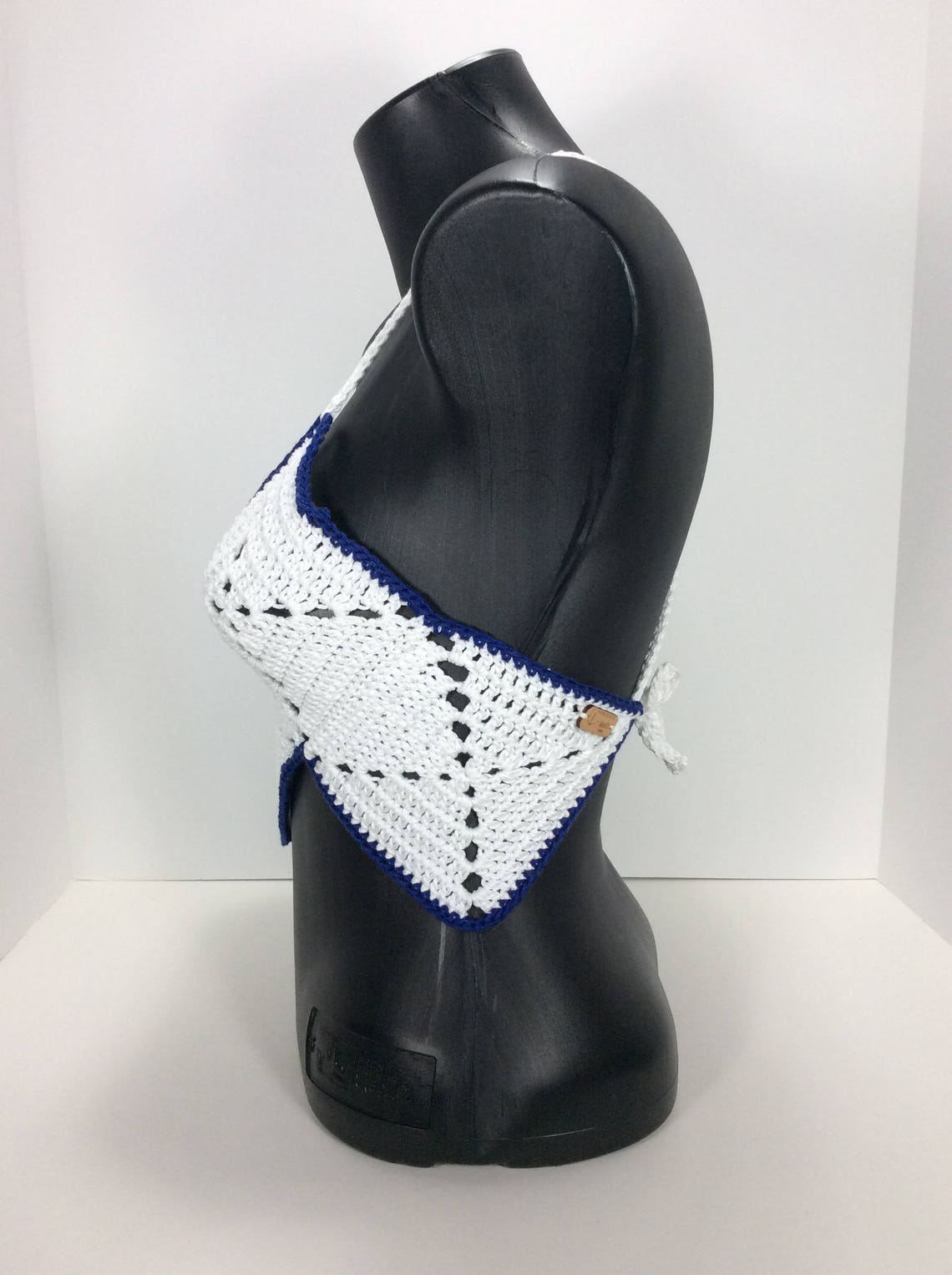 Crochet Crop Top / Sexy Backless Crochet Crop Top / White Crochet Crop ...