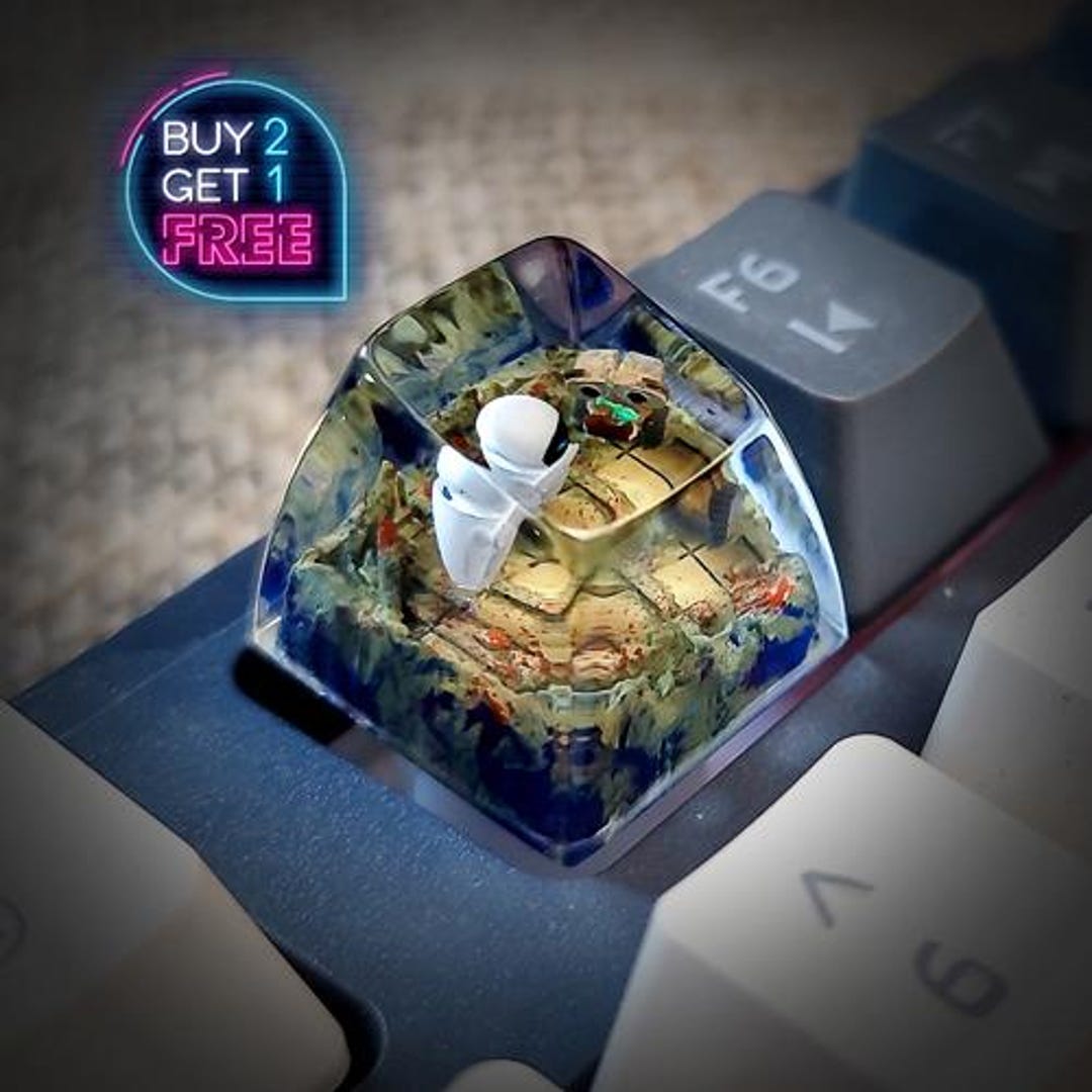 Wa.ll E Keycap, Eve Keycap, Mechanical Keyboard Button Character Wa.ll ...