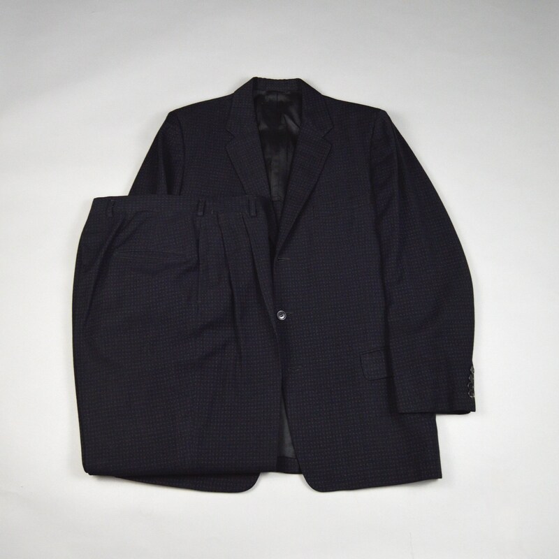 Black and Grey Suit - Etsy