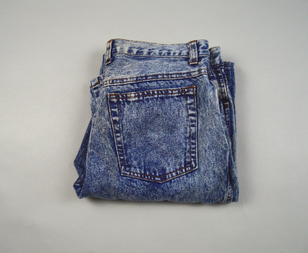 Vintage 1980s Acid Wash Jeans by Expressions Size 32 - Etsy