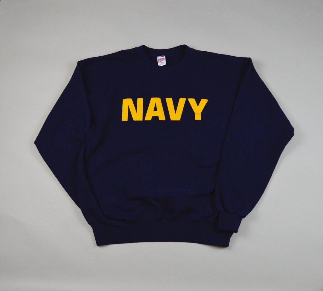 Vintage 1990s Soffe Sweats Navy Sweatshirt Size Large - Etsy