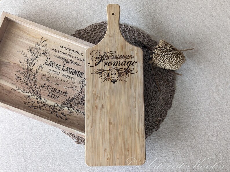 French Style Cheese / Charcuterie Board MEDIUM 'fromage' Bamboo - Etsy