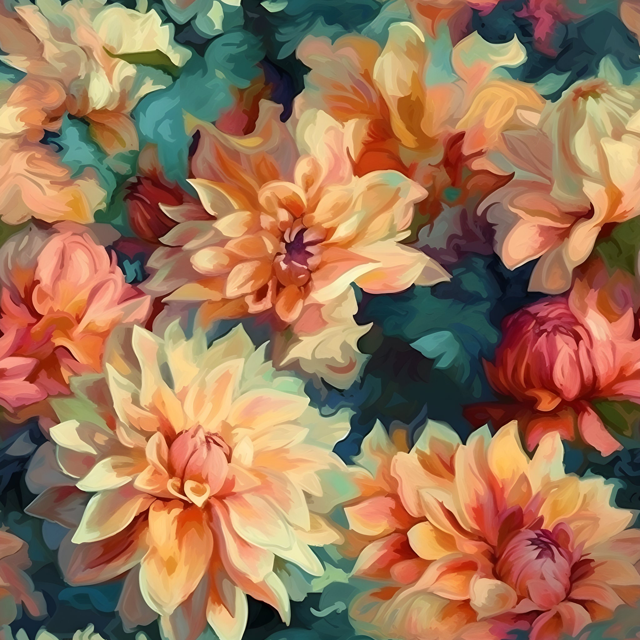 Dahlia Flower Design Floral, Pattern, Digital Paper, Paper Flowers ...