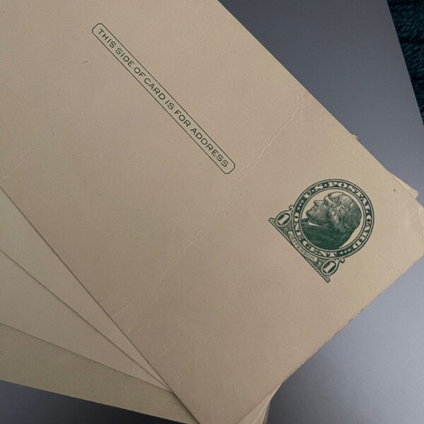 1 Cent Postcard - Etsy