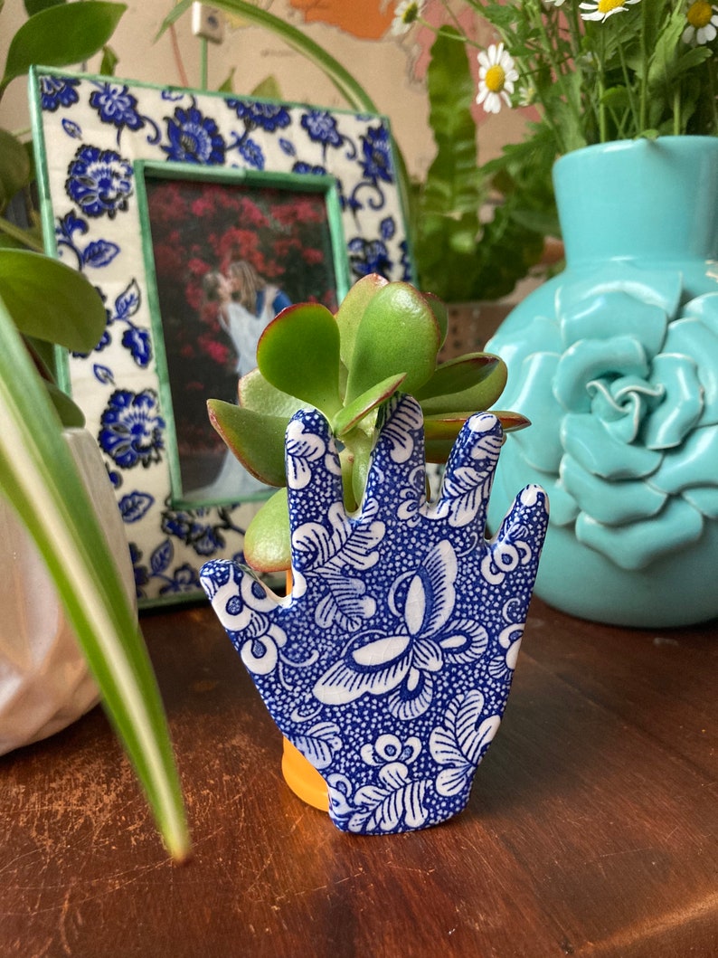 Hand Pot Hand Planters Pot Handmade Pots Flower Planter - Etsy