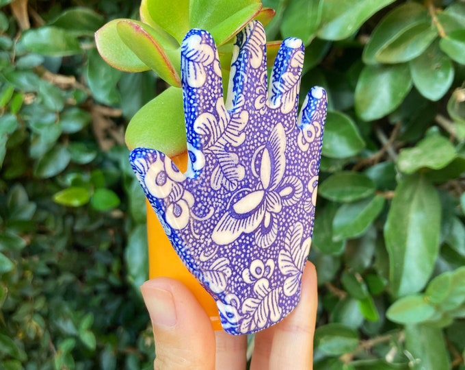 Hand Pot Hand Planters Pot Handmade Pots Flower Planter | Etsy