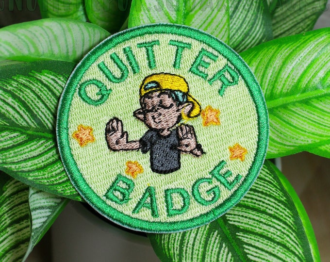 The Owl House Quitter Badge Iron-on Patch - Etsy