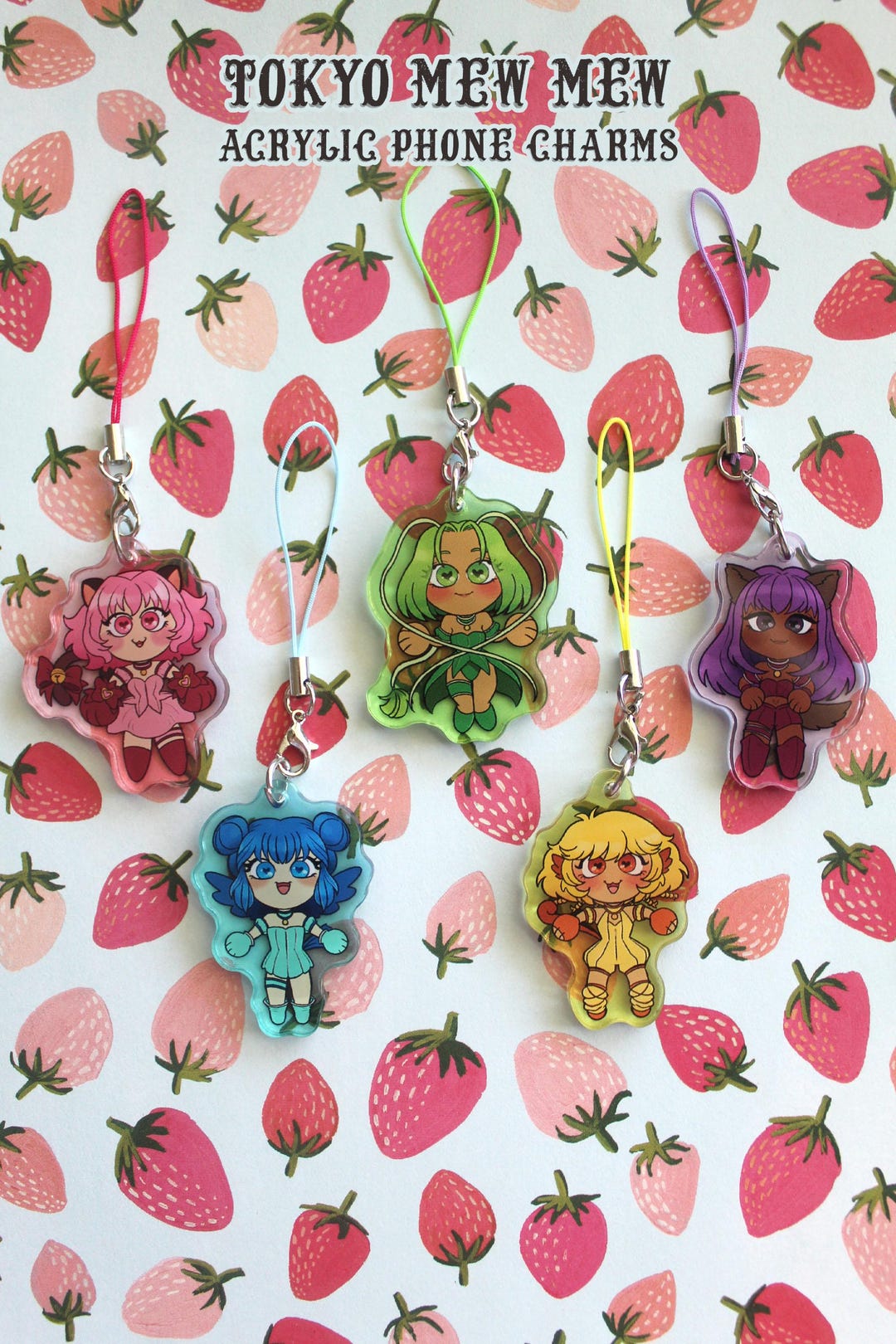 Tokyo Mew Mew 2” Clear Acrylic Keychains - Etsy
