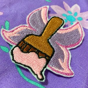 Neopets Faerie Paintbrush Iron-on Patch - Etsy