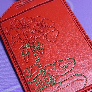 Trigun Red Geranium ID Holder Retractable Badge Reel - Etsy