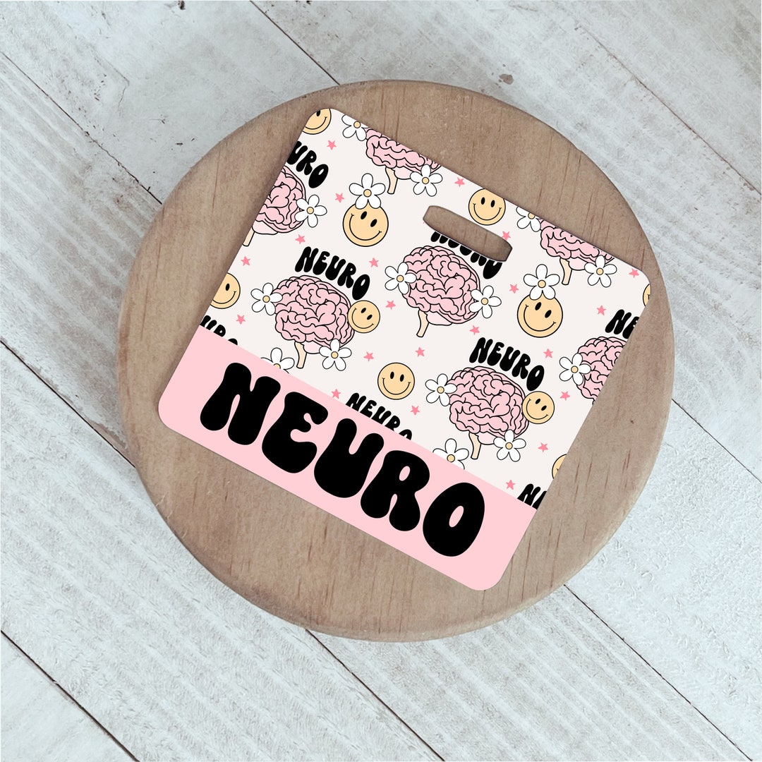 Neuro Badge Buddy, Neurology Badge Backer, Brain Badge Reel, Badge ...