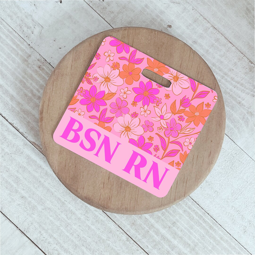 Nurse Badge Buddy, Spring Badge Buddy, RN Badge Reel, Badge Buddy ...
