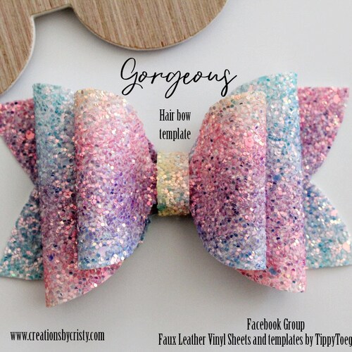 Luna Bow Template SVG Bow Template SVG Files Cricut SVG | Etsy