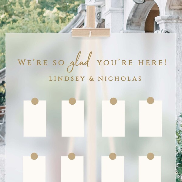 Seating Chart Names Decals - Etsy