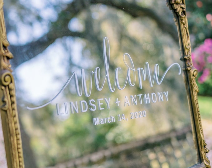 Wedding Sign Decal Wedding Decor DIY Wedding Decals - Etsy