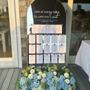 And at Every Table, I'll Save You A Seat | Vinyl Decal | Wedding Sign ...
