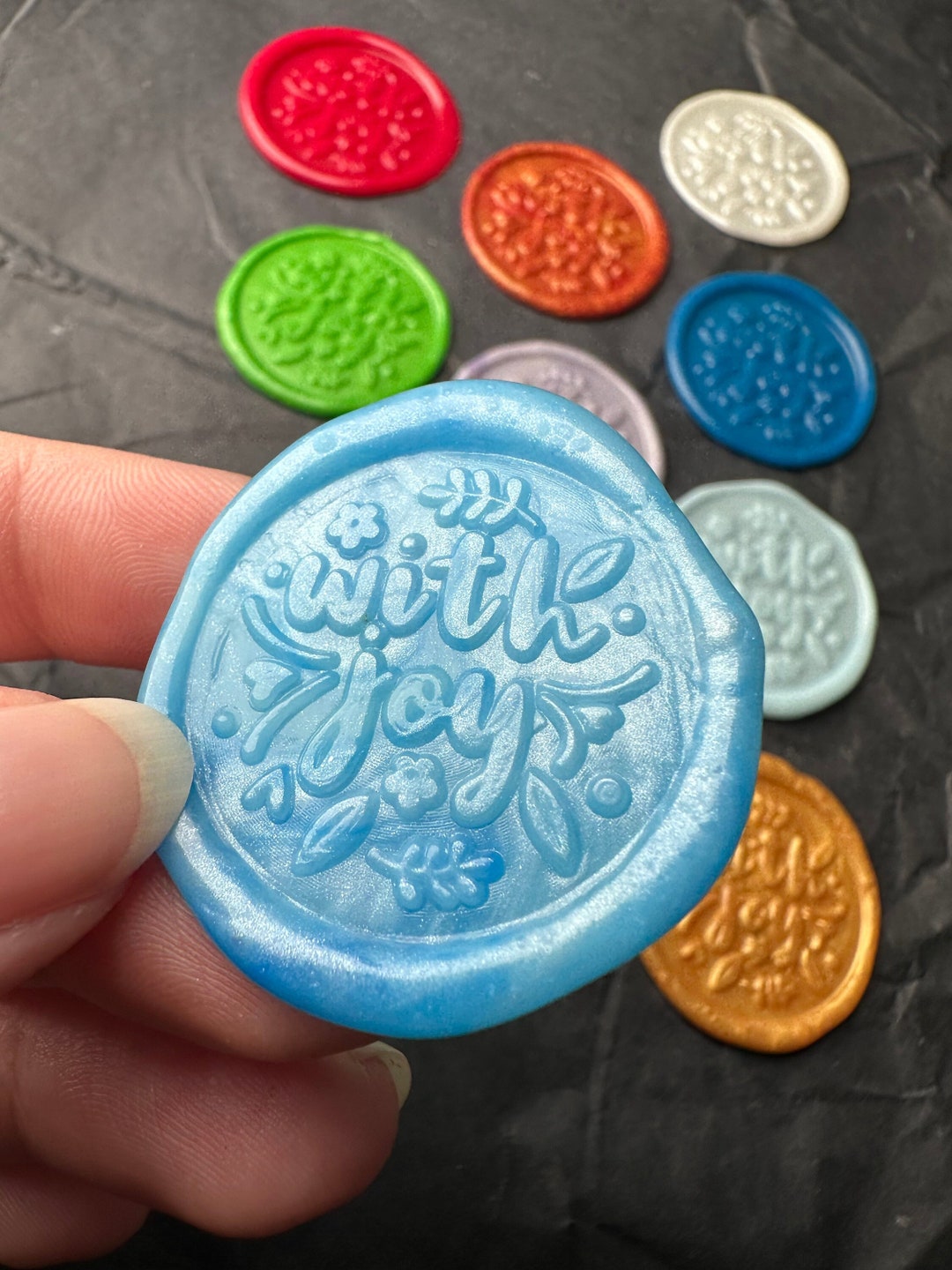 Best Wishes, With Joy Wax Seal Mystery Surprise Selection for Wrapping ...