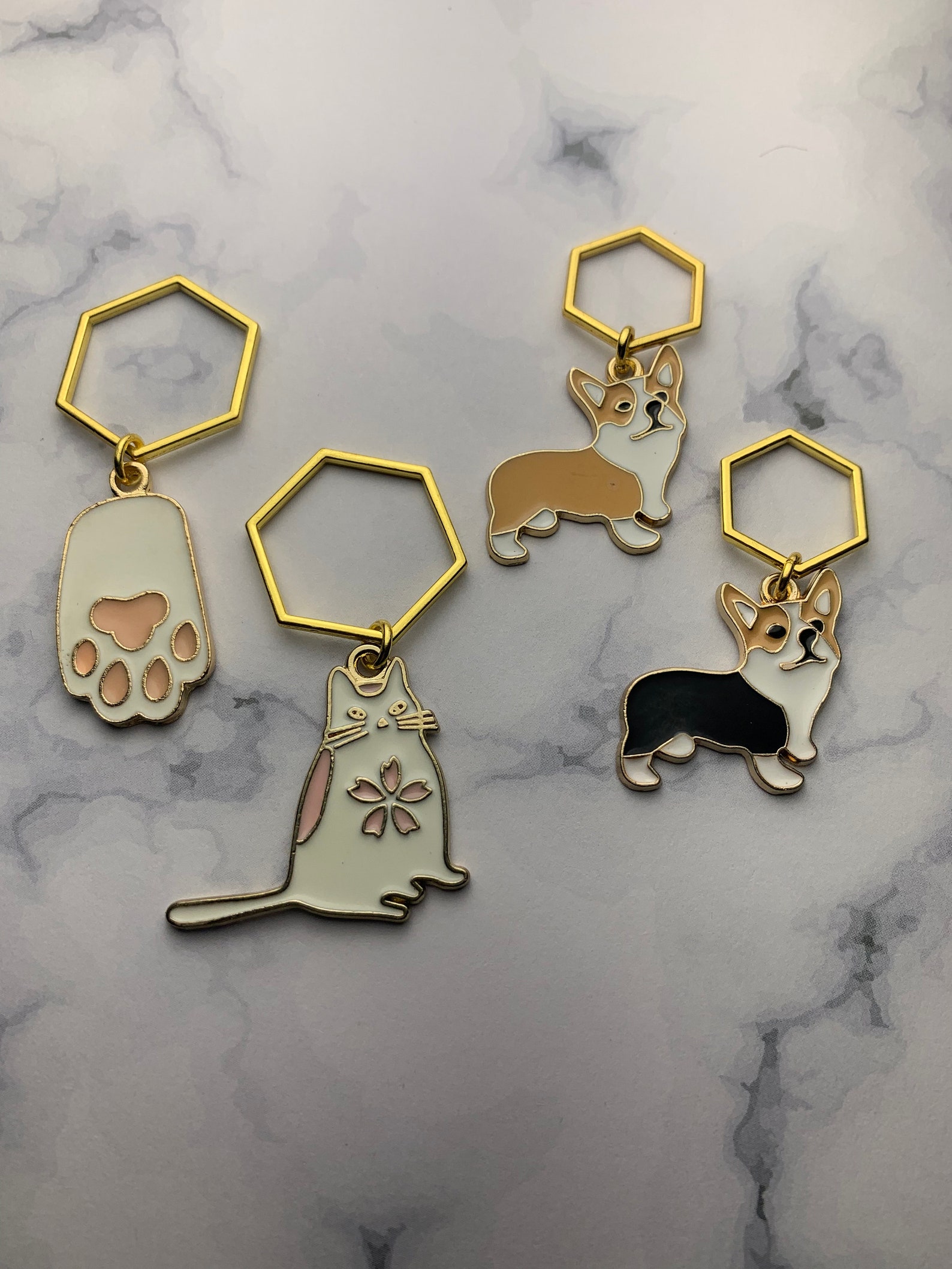 Enamel Animals Knitting Variety Stitch Marker Gift Set 78 - Etsy
