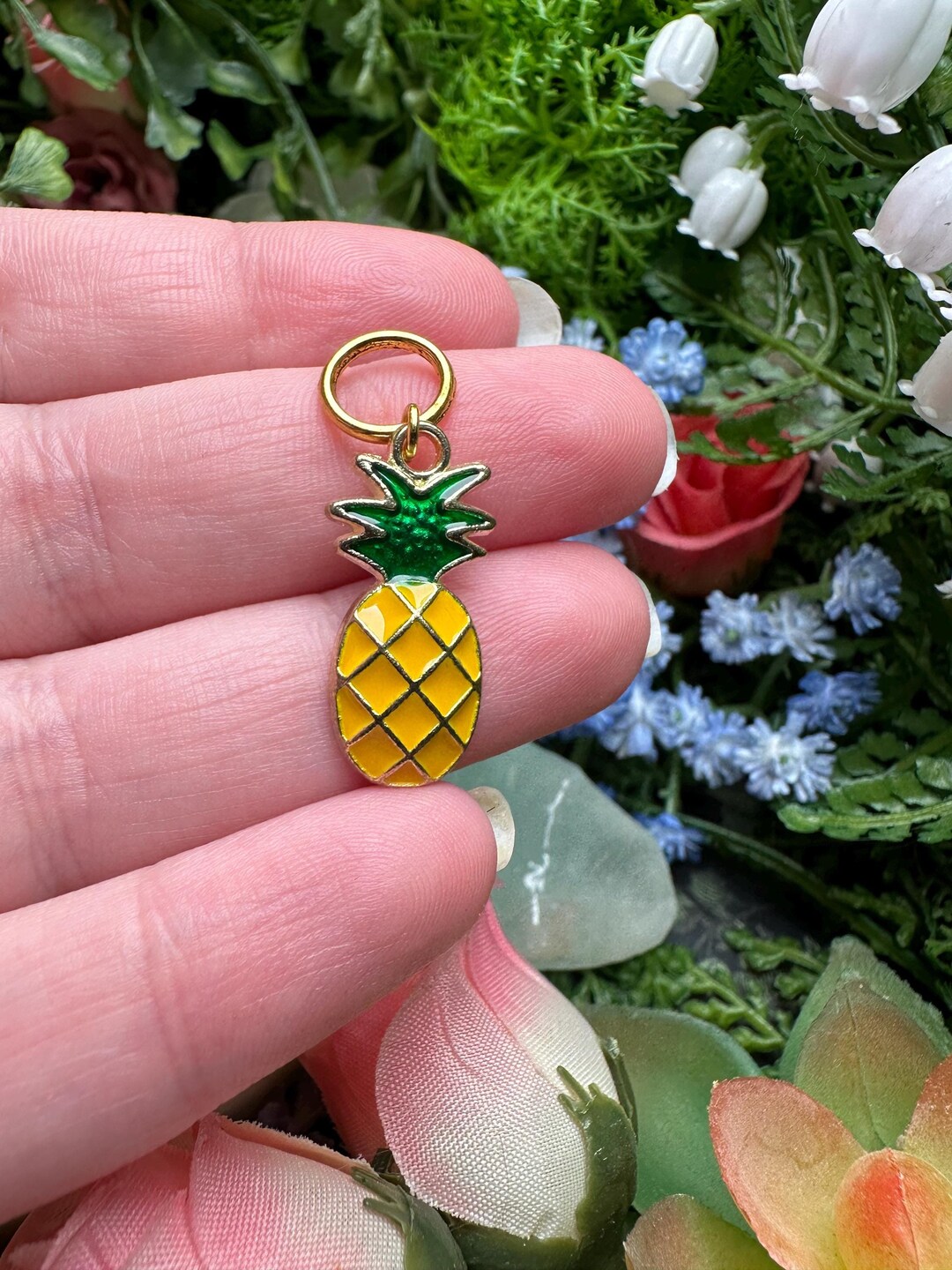 Pineapple Stitch Marker/progress Keeper - 1 Pc - Etsy