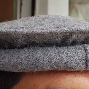 Afghani Handmade Hat Chitrali Pakol Cap Peshawari Gift 100% Wool Hand ...
