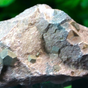 Pyrite Dodecahedron in MATRIX Crystal Mineral Specimen From Peru - Etsy