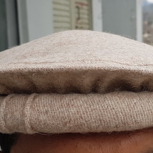Afghani Handmade Hat Chitrali Pakol Cap Peshawari Gift 100% Wool Hand ...