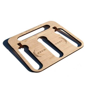 Brew Cart – Minimalistic Wooden Beer 6-pack and Bottle Opener - Etsy