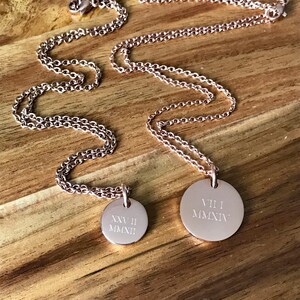 Rose Gold Engraved Letter Monogram Pendant - Perfect Personalized Gift ...