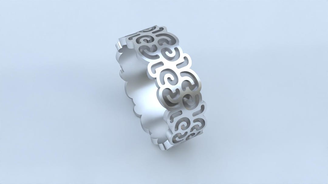 Band With Homage to Keith Haring , 3d Printable Files | Rw17 - Etsy