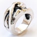 Solid Sterling Silver Ring - Carved Ring Number 2 .size 7.5 - Etsy