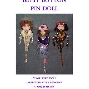 Betsy Button Pin Doll Pattern - Etsy